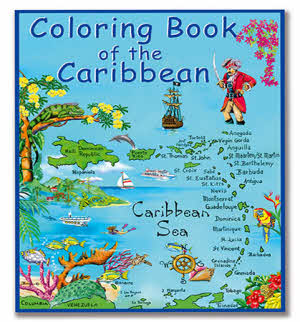CARIBBEAN COLORING BOOK