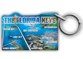 Florida Keys Aerial Multiview Key Chain | AKC0007