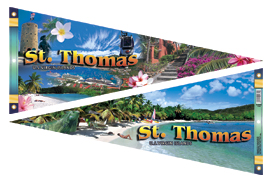 Pennant - St. Thomas, USVI (aerial) | flag8